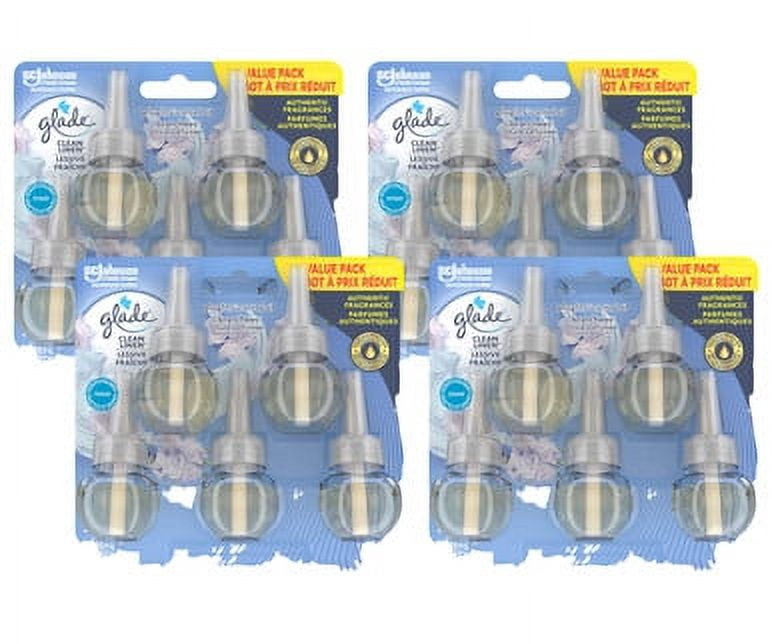 Glade PlugIns Clean Linen Scented Oil Refill, 5 Refills (4/Case ...
