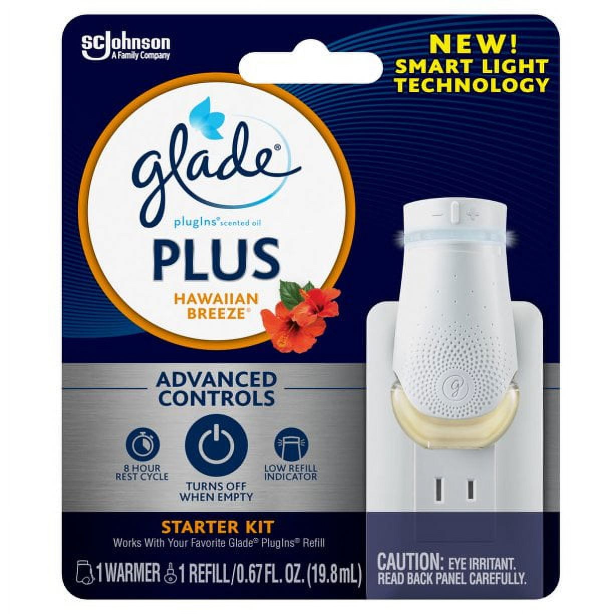 Glade PlugIns Plus, Air Freshener Starter Kit, Hawaiian Breeze, 1 ...