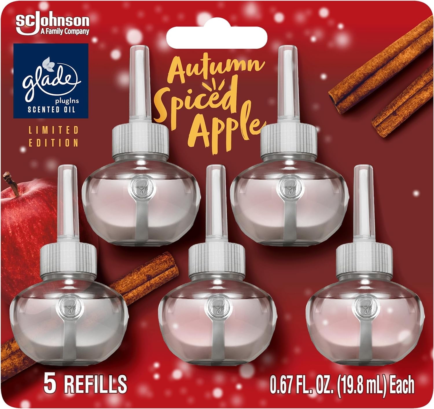 Glade PlugIns Refills Air Freshener, Scented and Essential Oils for ...