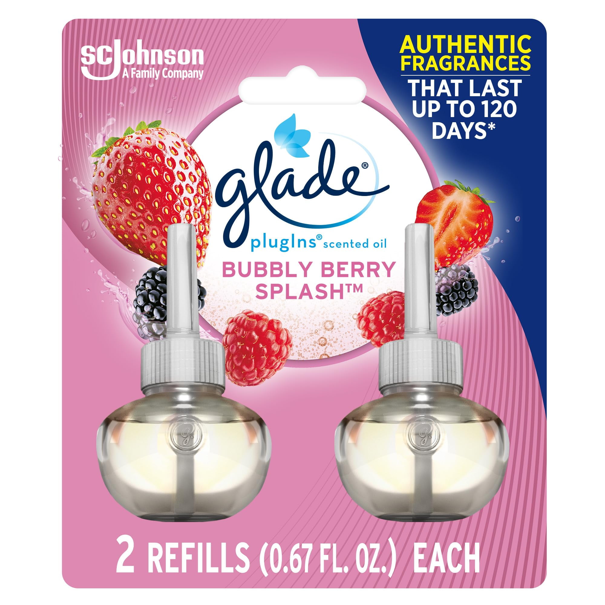 Glade PlugIns Refills Air Freshener, Scented and Essential Oils for ...