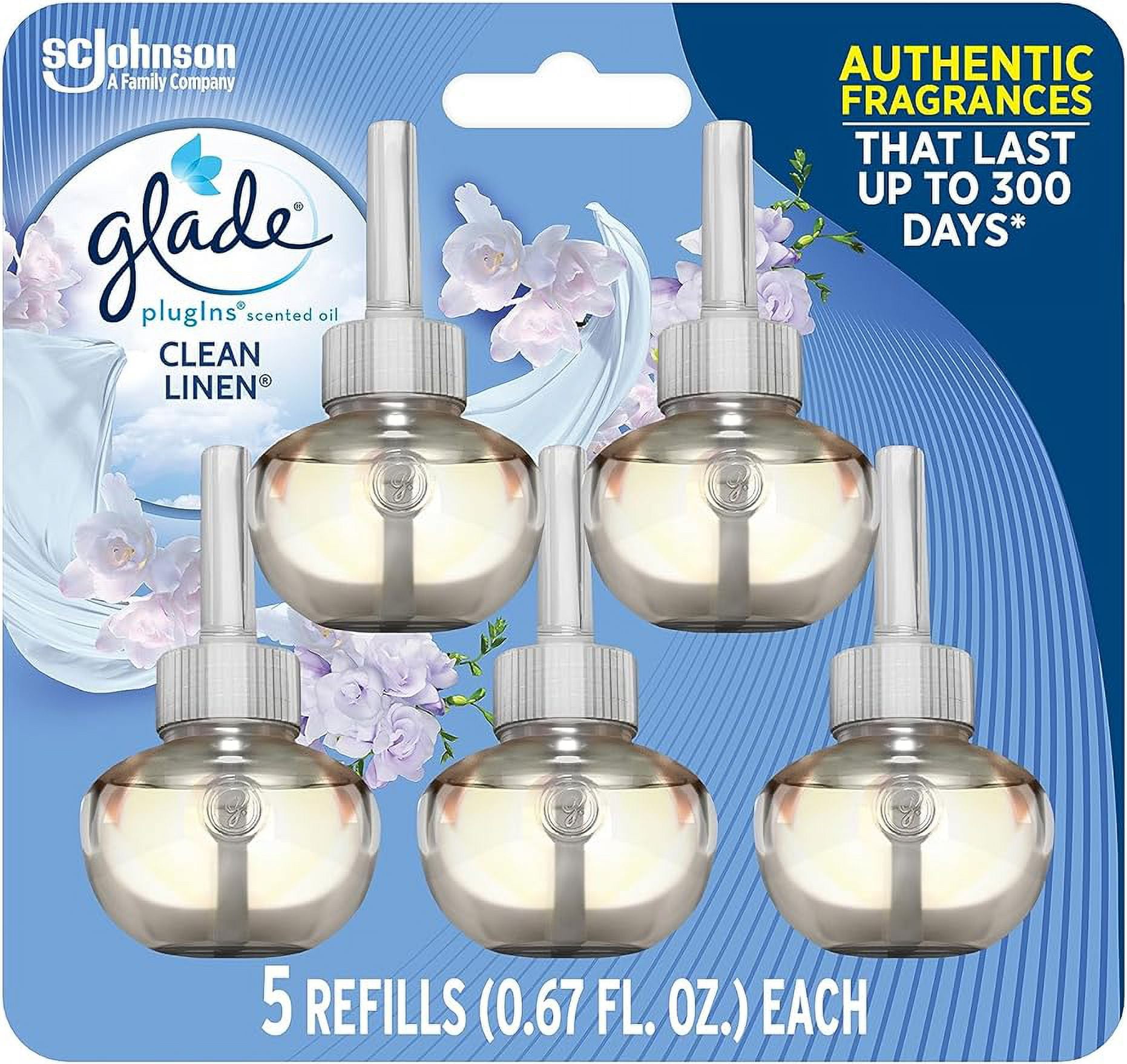 Glade PlugIns Refills Air Freshener, Scented and Essential Oils for ...