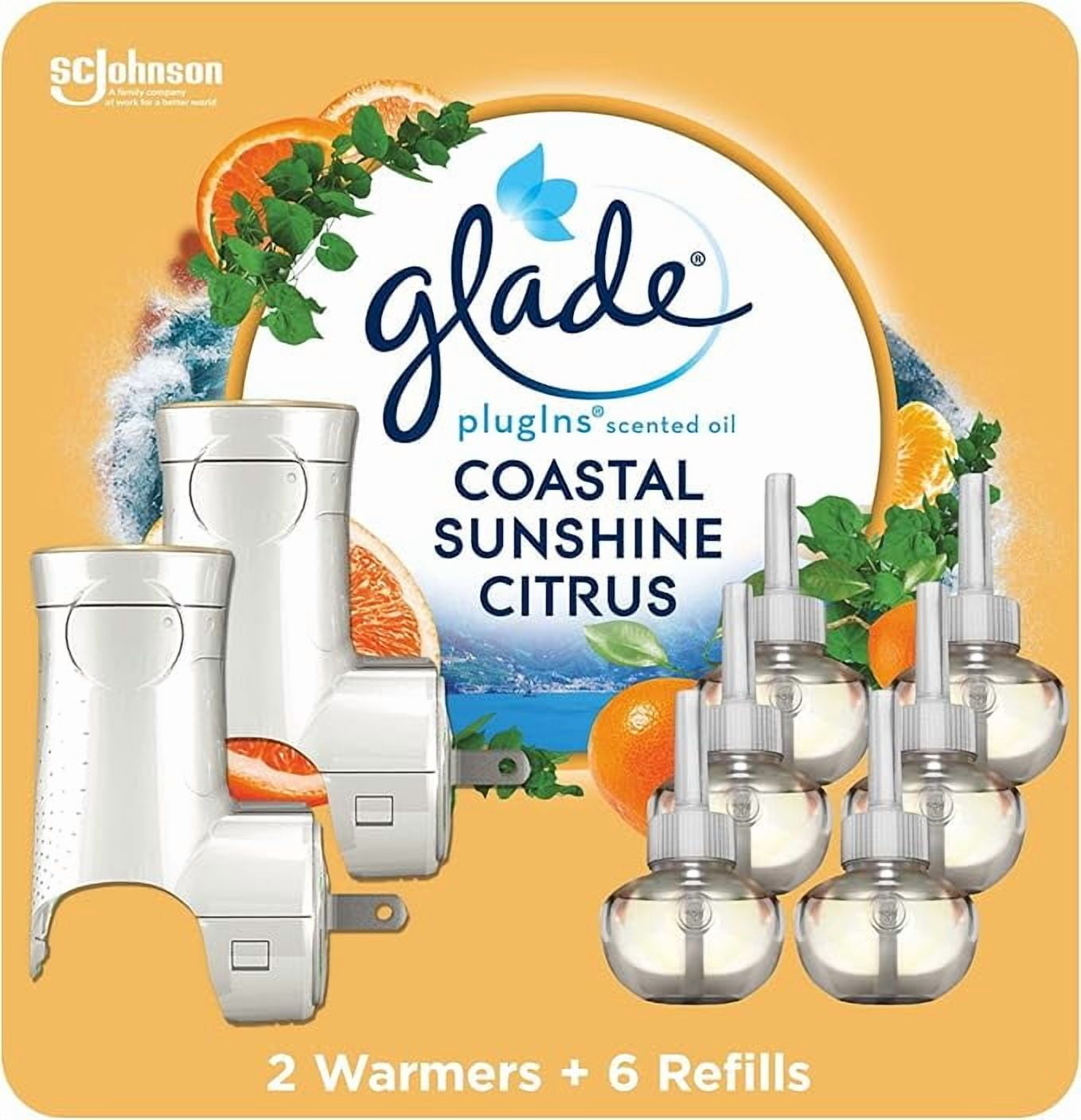 Glade PlugIns Refills Air Freshener Starter Kit, Scented and Essential ...
