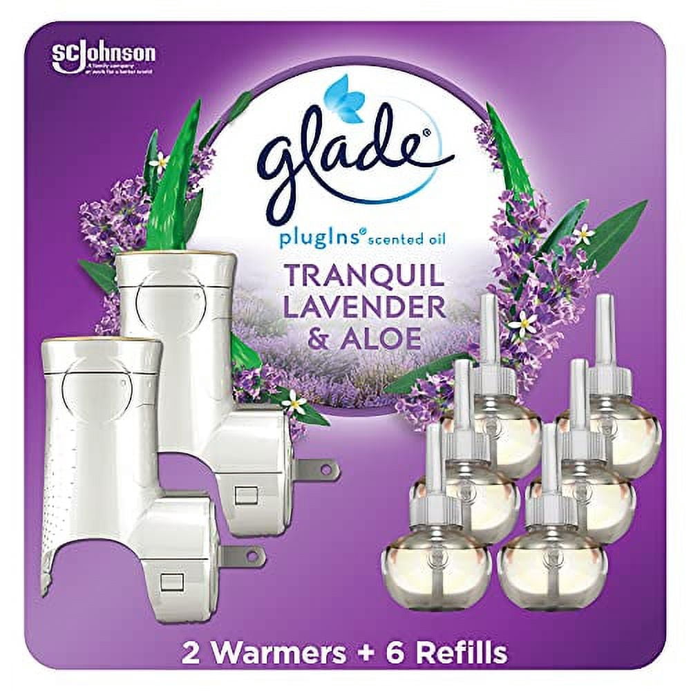 Glade PlugIns Refills Air Freshener Starter Kit, Scented and Essential Oils for Home and ...