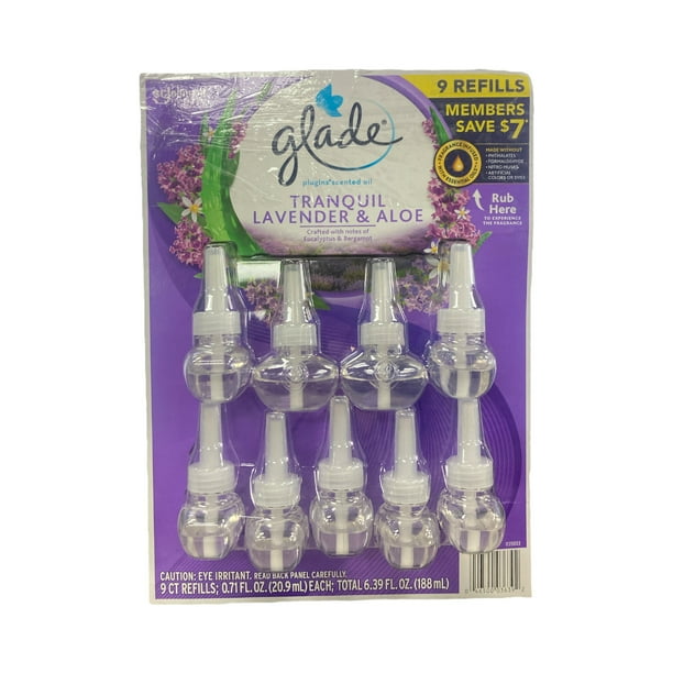 Glade PlugIns Scented Oil Refill, Essential Oil Infused Wall Plug In ...