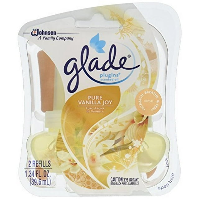 Glade PlugIns Scented Oil Refill Essential Oil Infused Wall Plug in ...