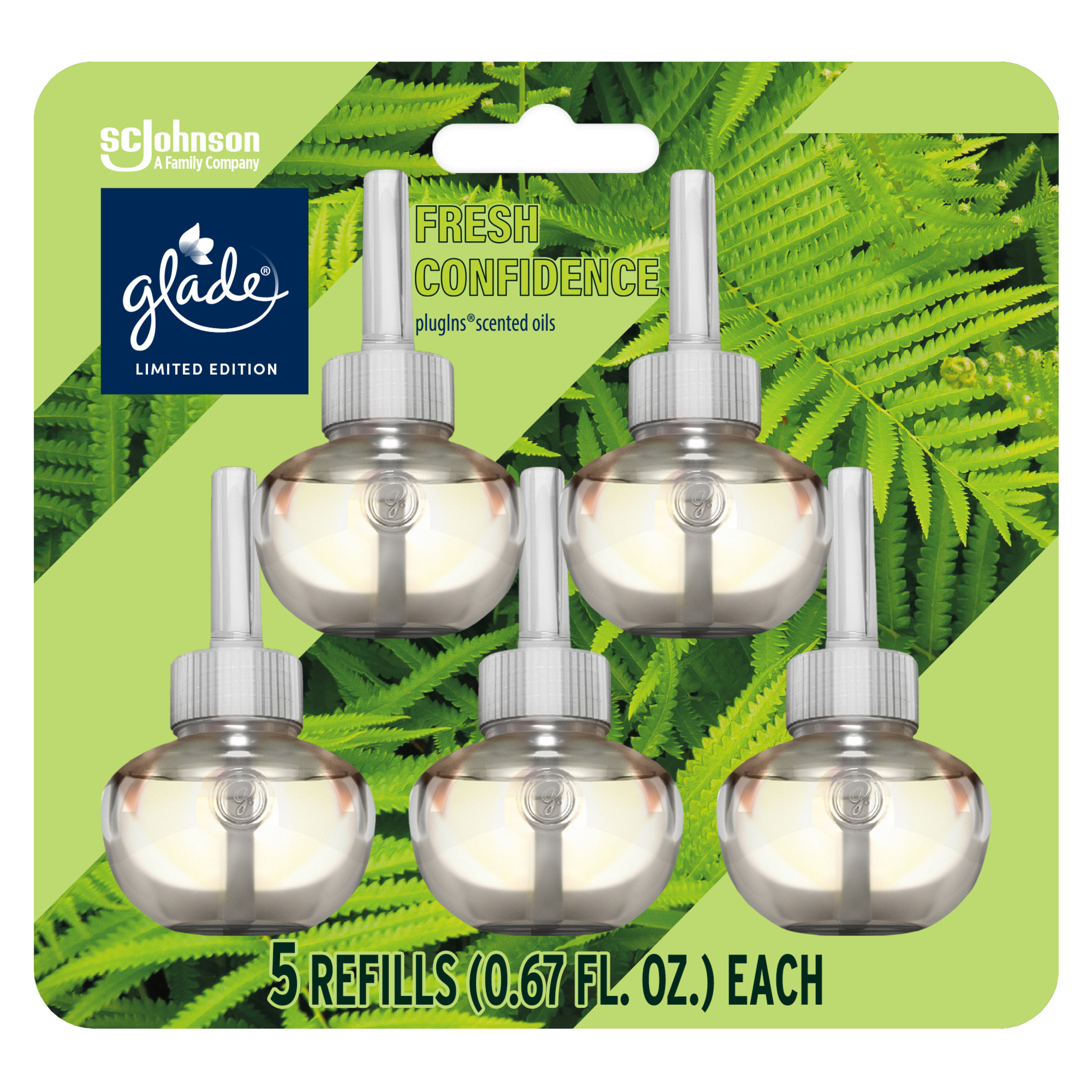 Glade PlugIns Scented Oil Refill, Stay Cool Watermelon Scent, Infused ...