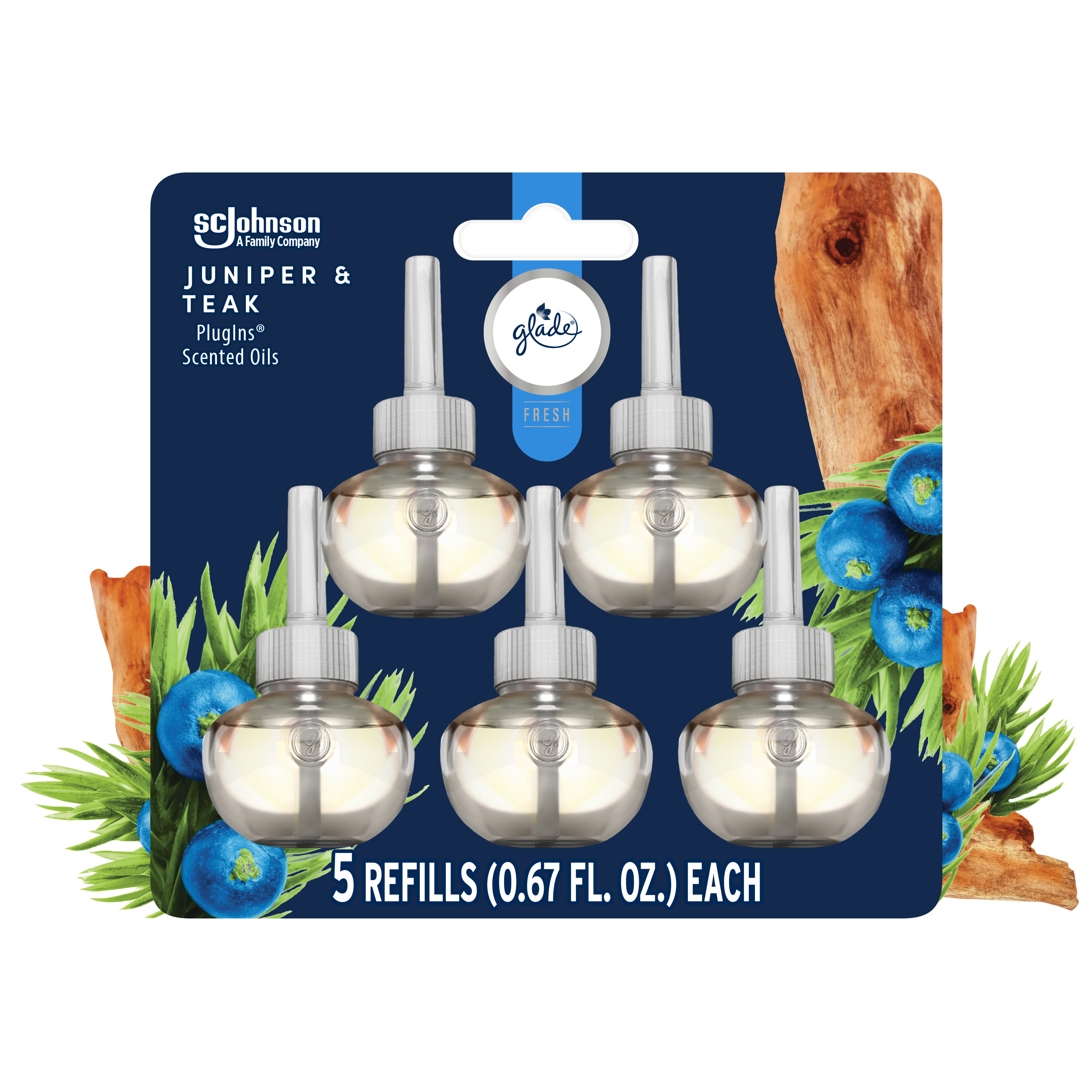 Glade Plugins Air Freshener Refills, Bubbly Berry Splash, Infused with ...