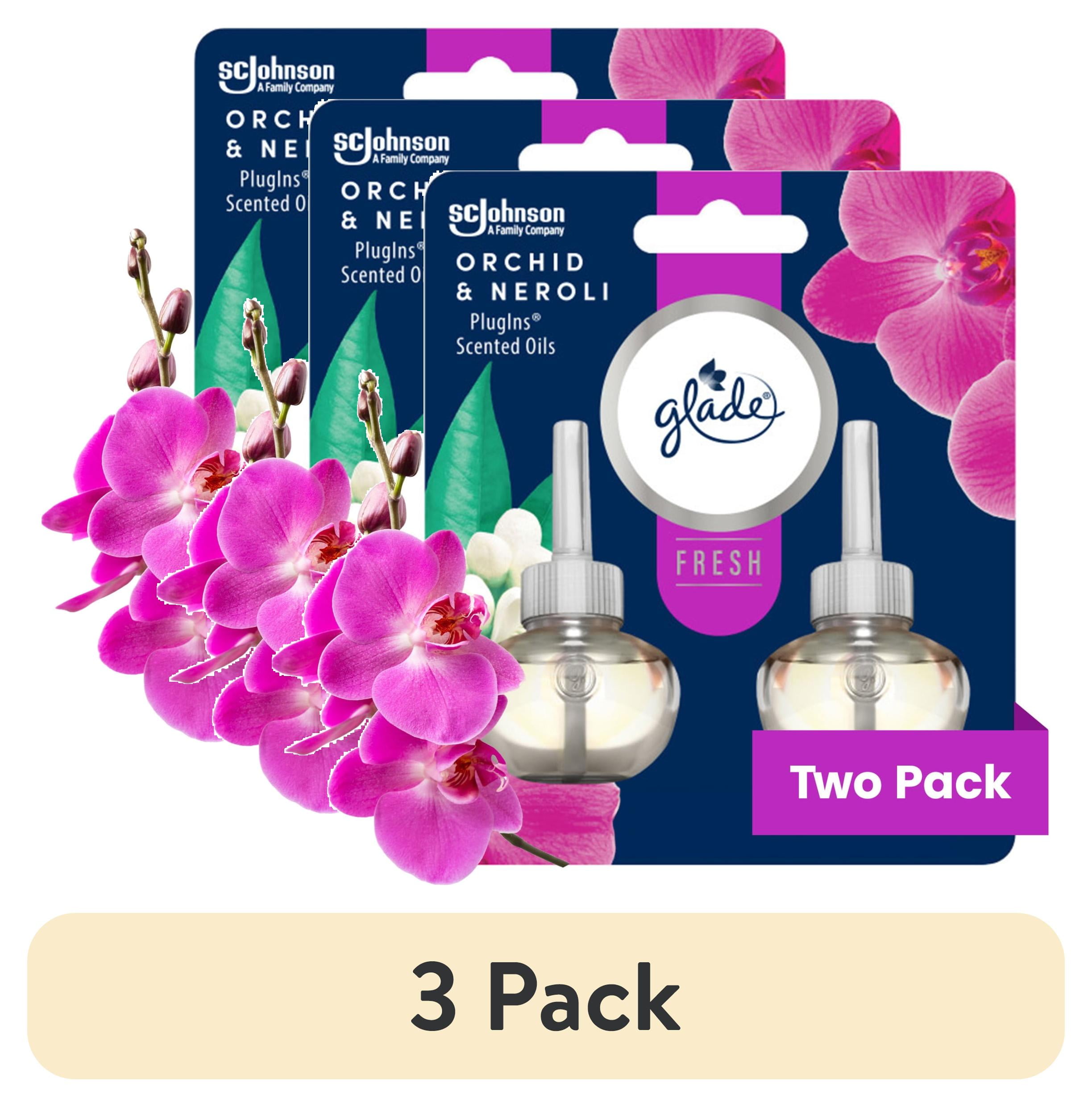 (3 pack) Glade PlugIns Scented Oil Refills, Air freshener, Orchid ...