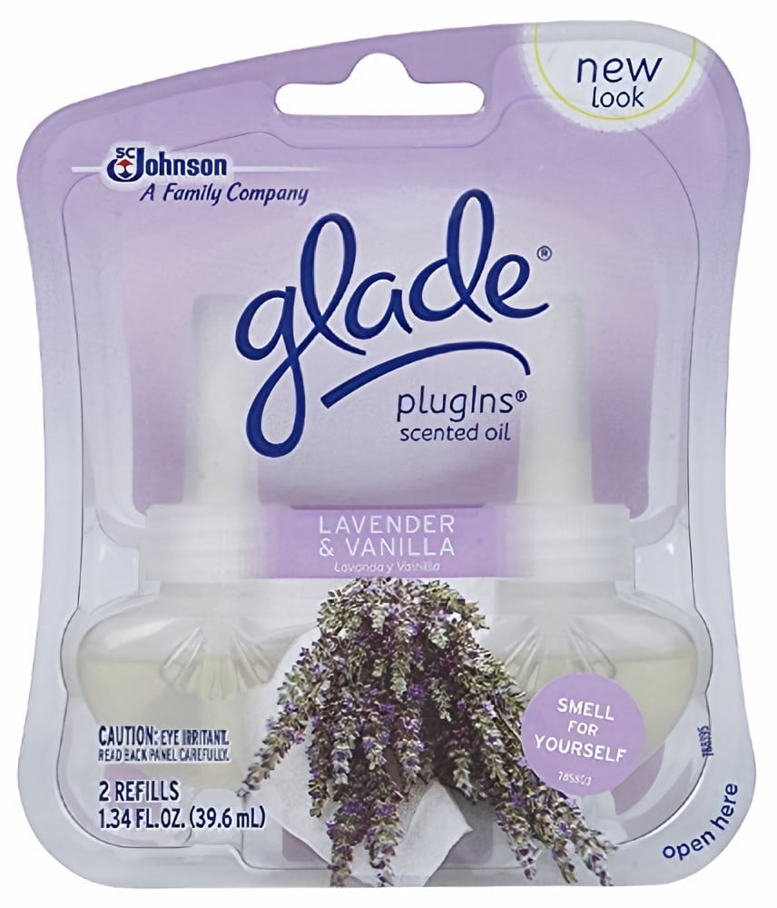 Glade Plugins Refill Lavender & Vanilla 2 Count (Pack of 48) - Walmart ...