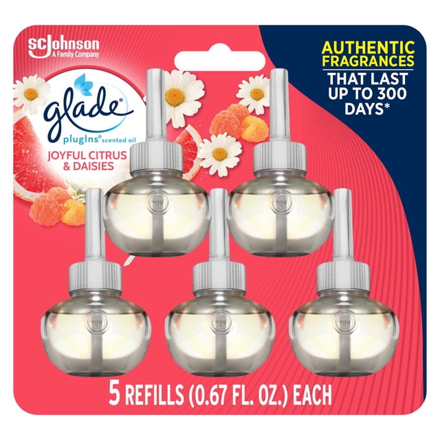 Glade Plugins Refills Air Freshener, Scented And Essential Oils For ...