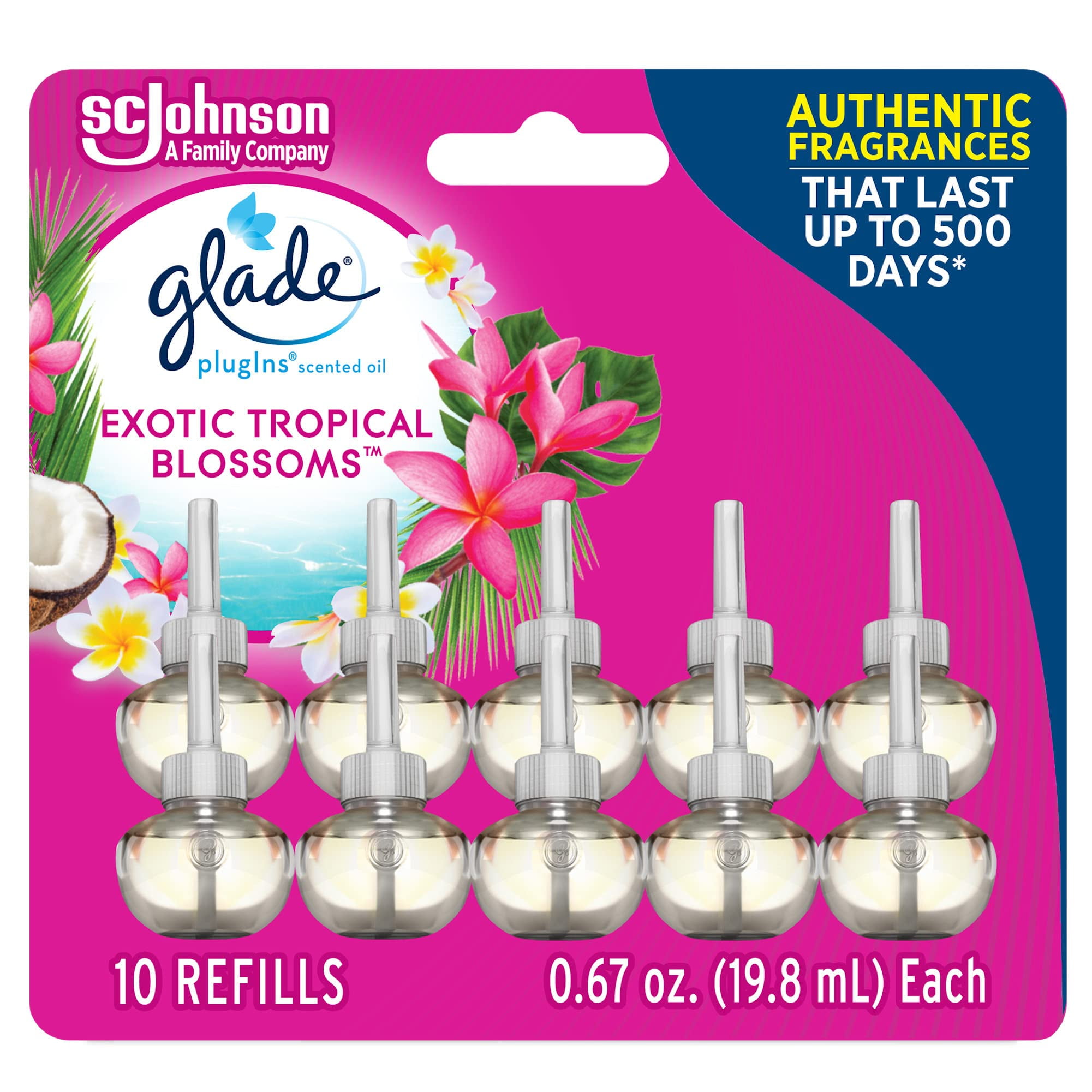 Glade Plugins Refills Air Freshener, Scented And Essential Oils For ...