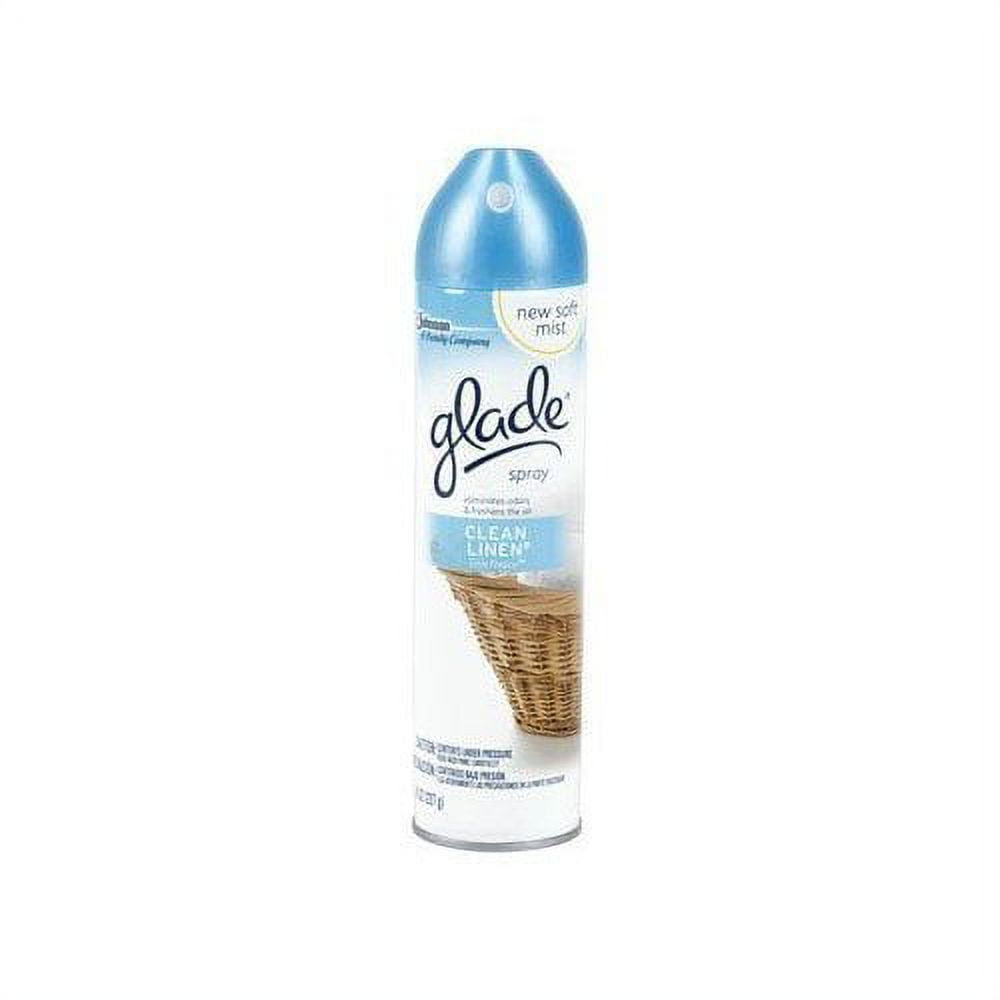 Glade Room Air Freshener Clean Linen Aerosol, Can 8 Oz - Walmart.com