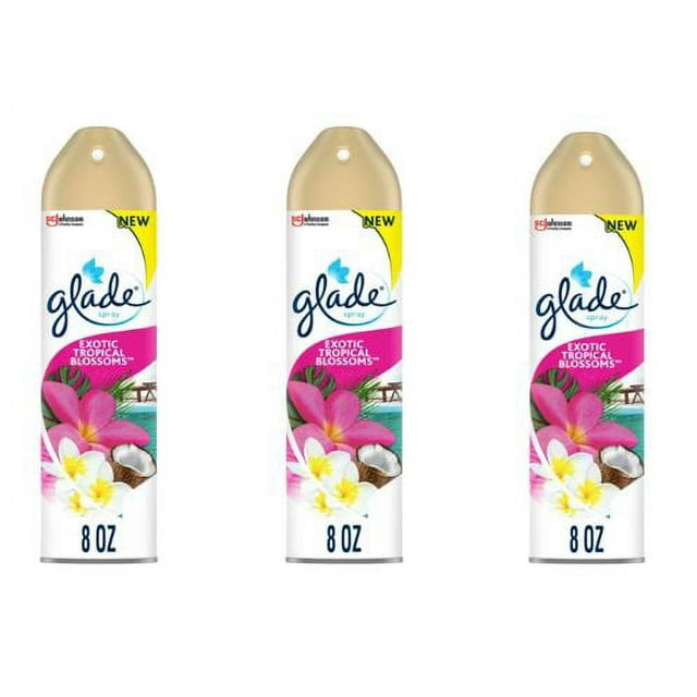 Glade Bathroom Air Freshener, Exotic Tropical Blossoms, Coconut Scent ...