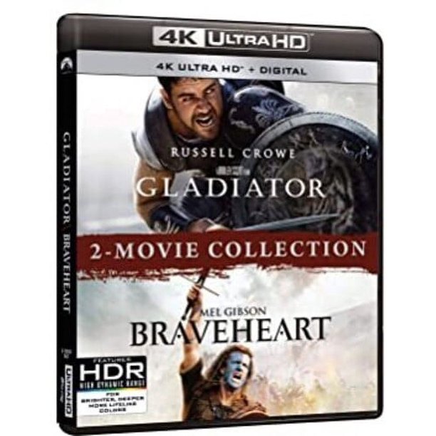 Gladiator / Braveheart 2-Movie Collection (4K Ultra HD + Blu-ray ...