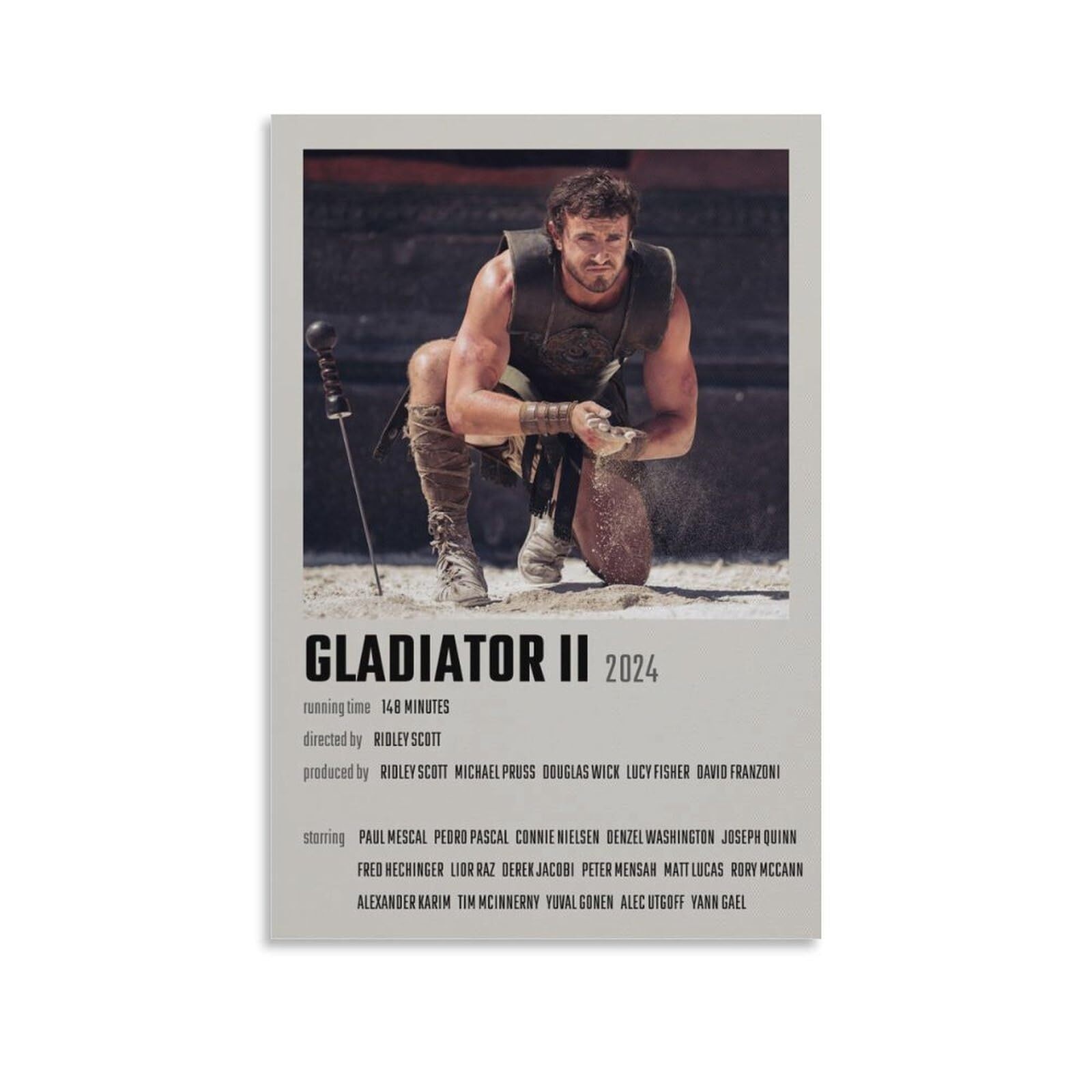 Gladiator II (13) Picture Print Wall Art Poster Painting Canvas Posters ...