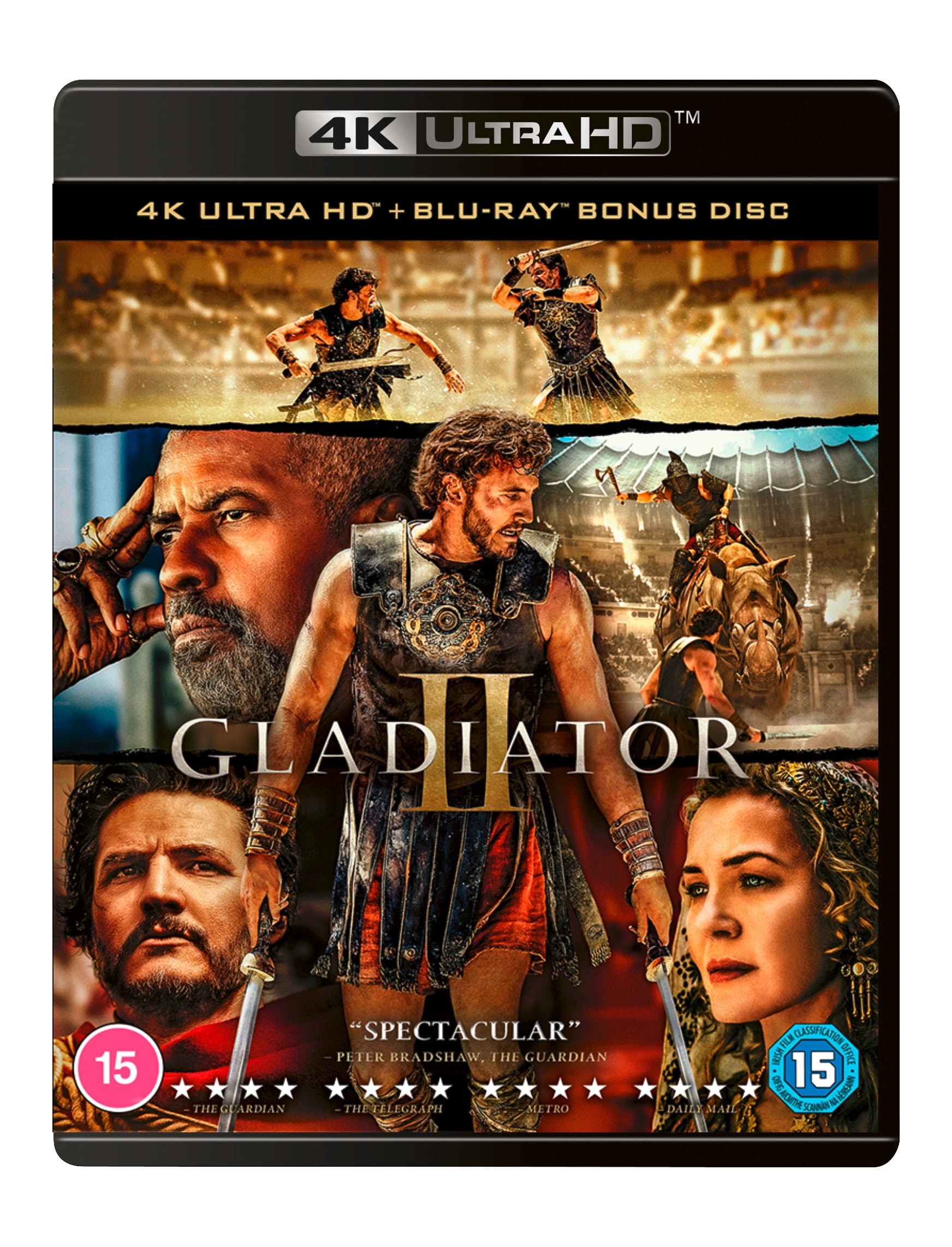 Gladiator II (4K Ultra HD) Connie Nielsen Denzel Washington Fred ...