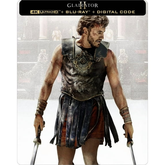 Paramount Gladiator II Steelbook 4K Ultra HD + Blu-ray + Digital Copy ...