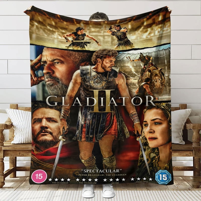 Gladiator II Throw Blanket Gifts for Fans Lover Girls Boys Women ...