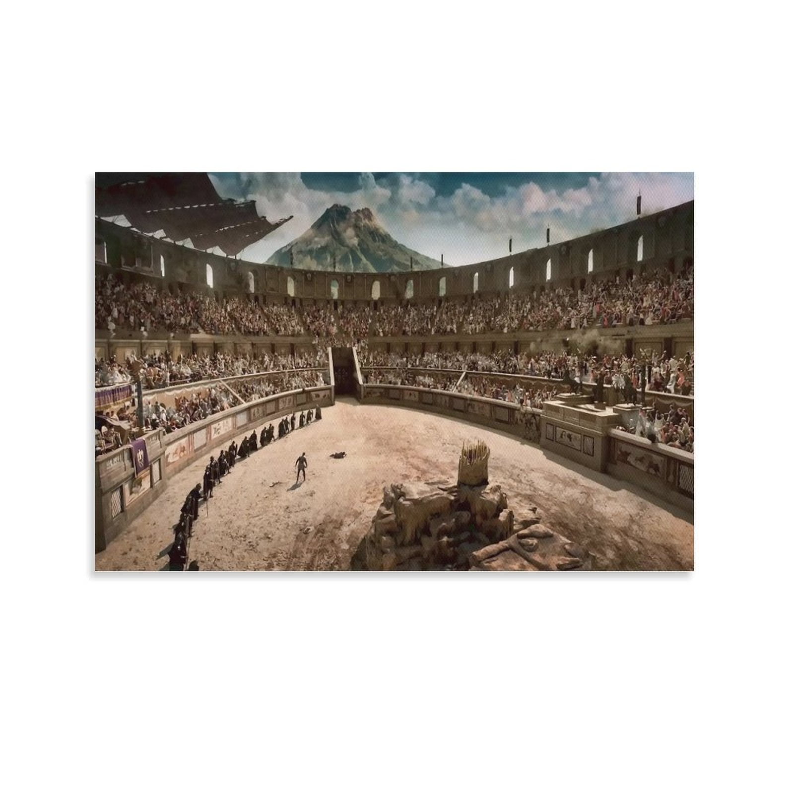 Gladiator Movie Poster (4) Canvas Art Poster and Wall Art Picture Print ...