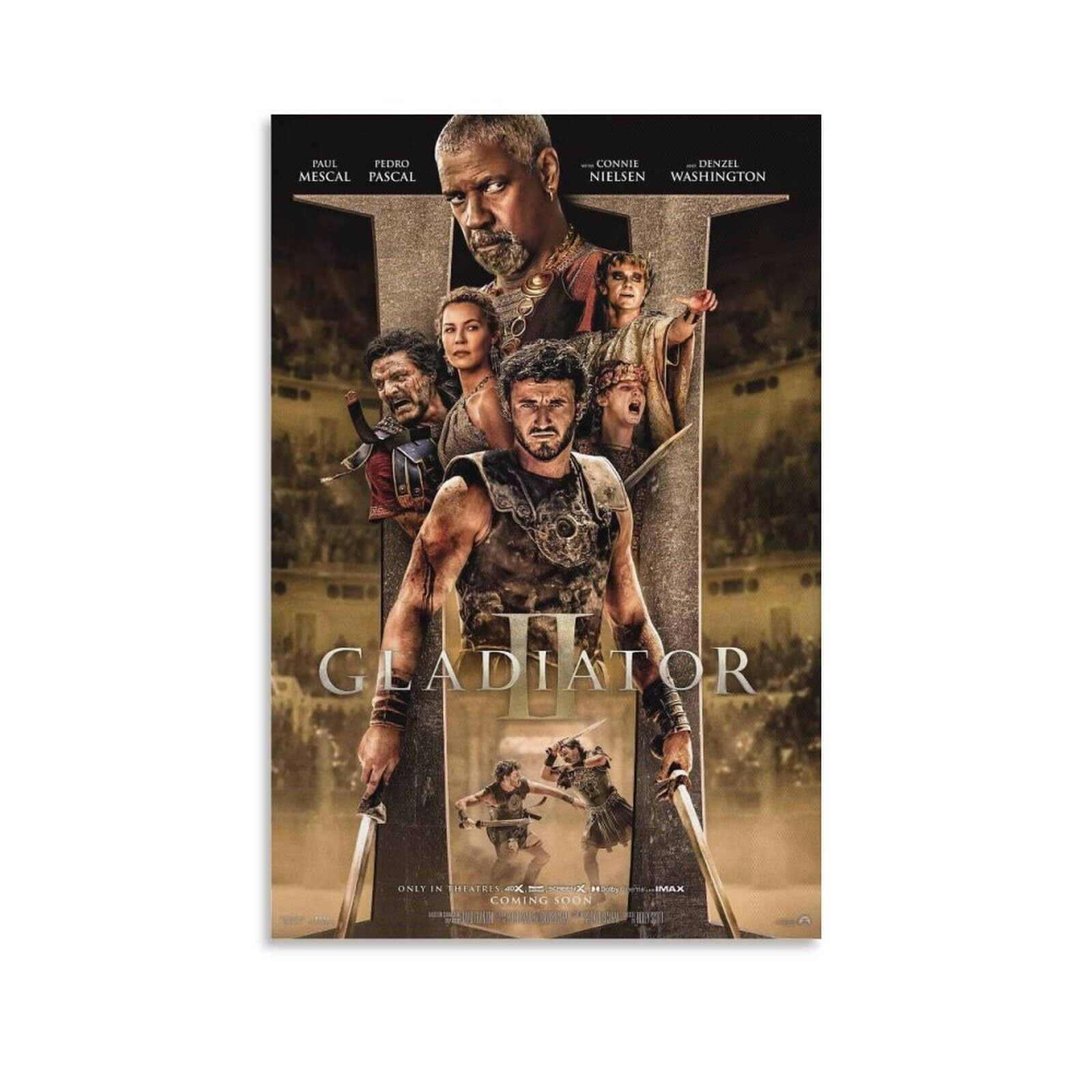 Gladiator Movie Poster Picture Print Wall Art Poster Painting Canvas ...