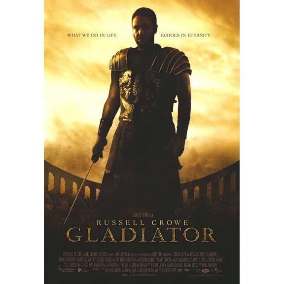 Pop Culture Graphics MOVAF9279 Gladiator Movie Poster Print, 27 x 40 ...
