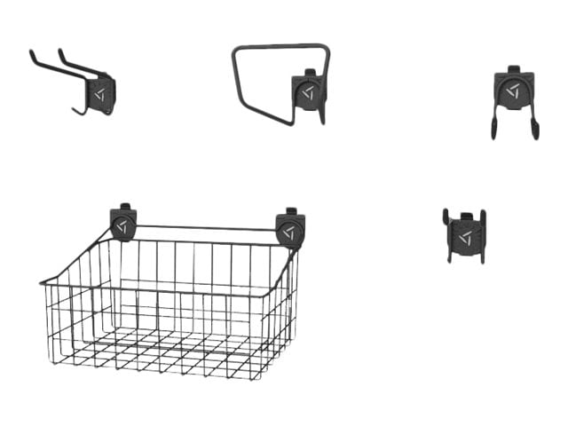 Gladiator Starter Kit 1 - Wall organization rail storage basket and ...