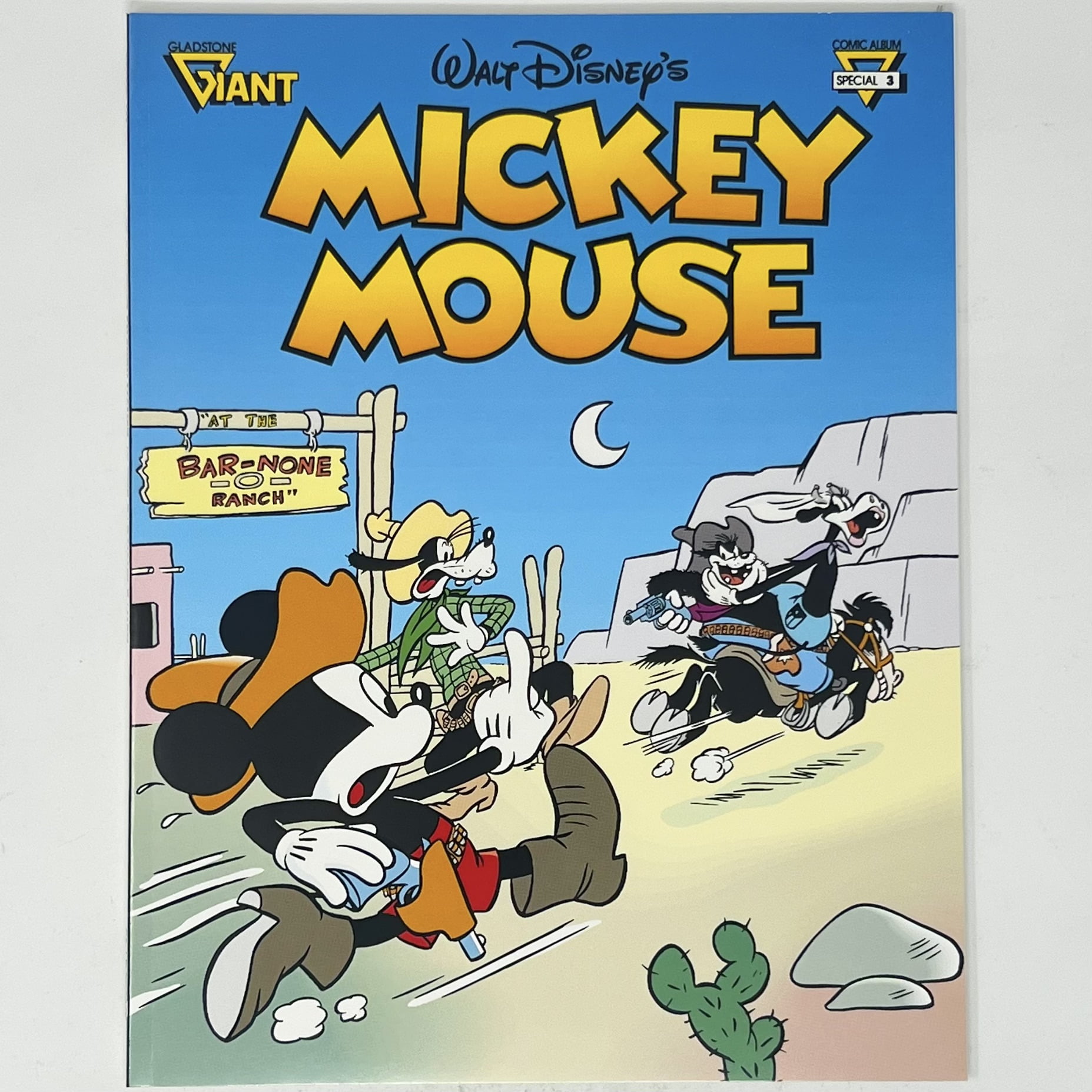 Gladstone Giant Walt Disney Mickey Mouse Bar-none Ranch Special 3 ...