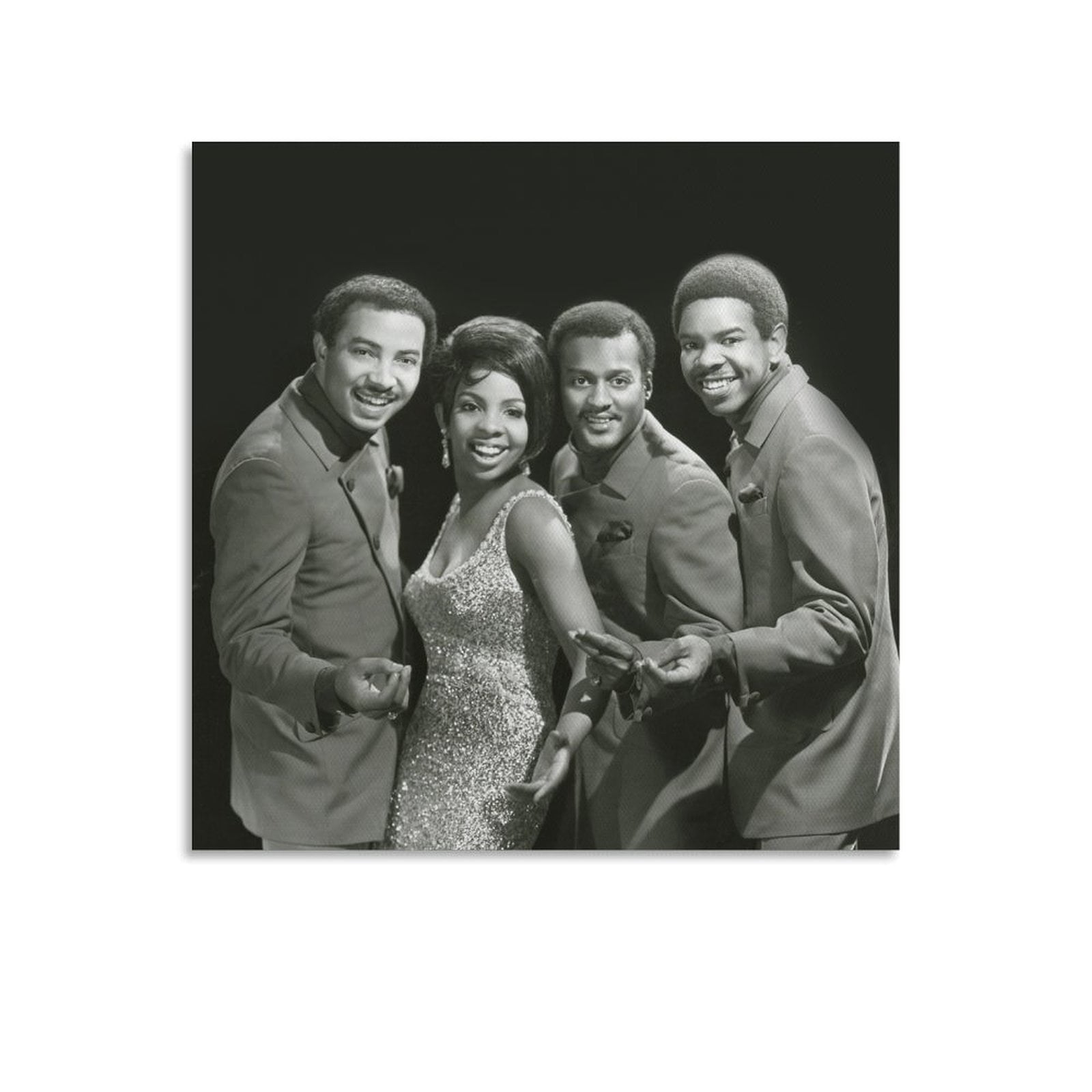 Gladys Knight & The Pips Poster 4 Room Aesthetic Poster Print Art Wall Painting Canvas Posters ...