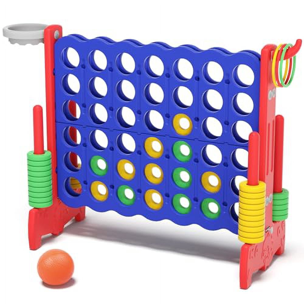 Glaf Giant 4 in a Row Connect Game Jumbo 4-to-Score Toy Set for Kids ...