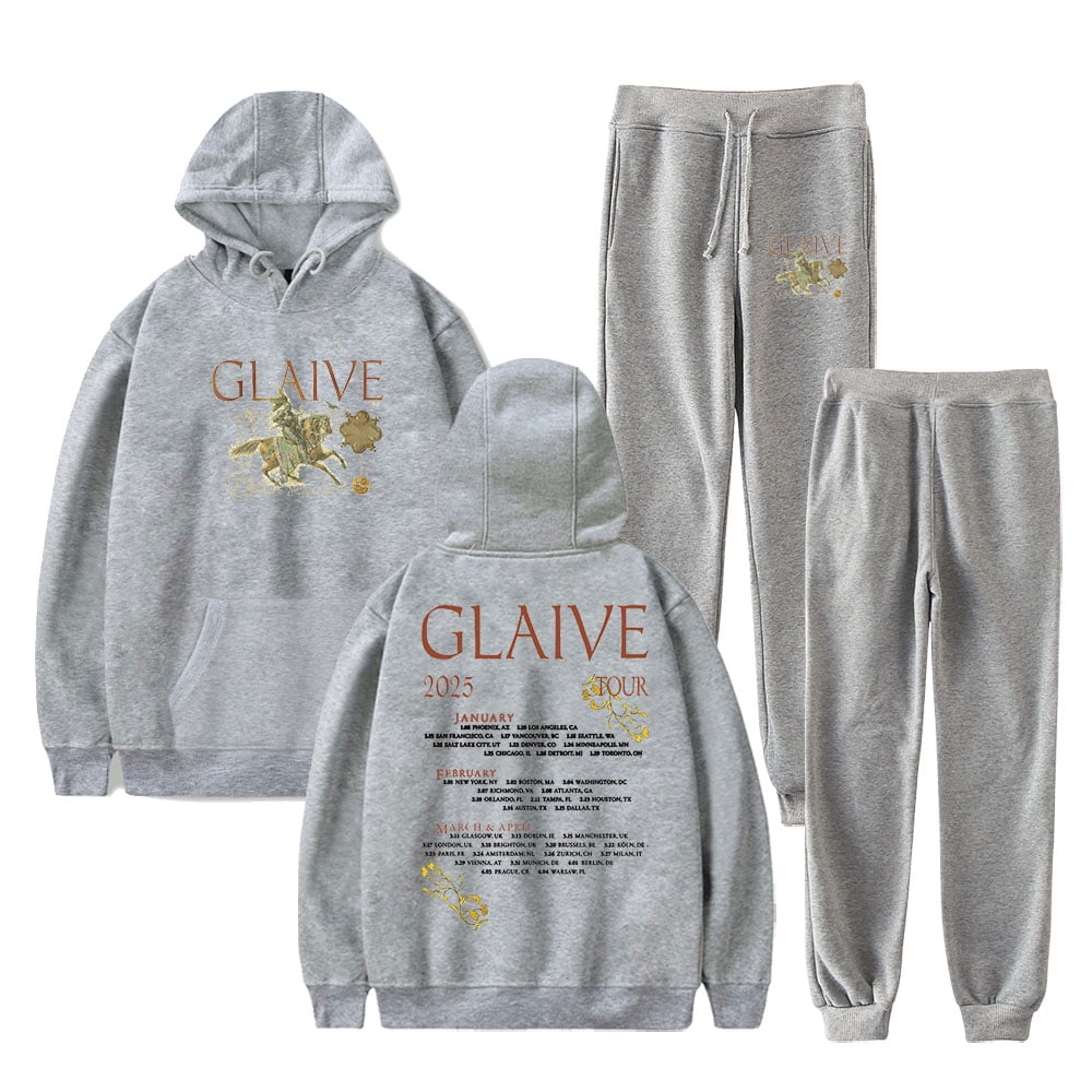 Glaive 2025 Tour Merch Hoodies Jogger Pants Cosplay Women Men Fashion ...