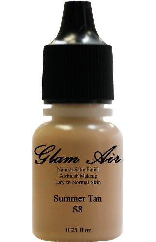 Glam Air Water-Based Makeup Foundation Satin S8 Summer Tan Airbrush ...