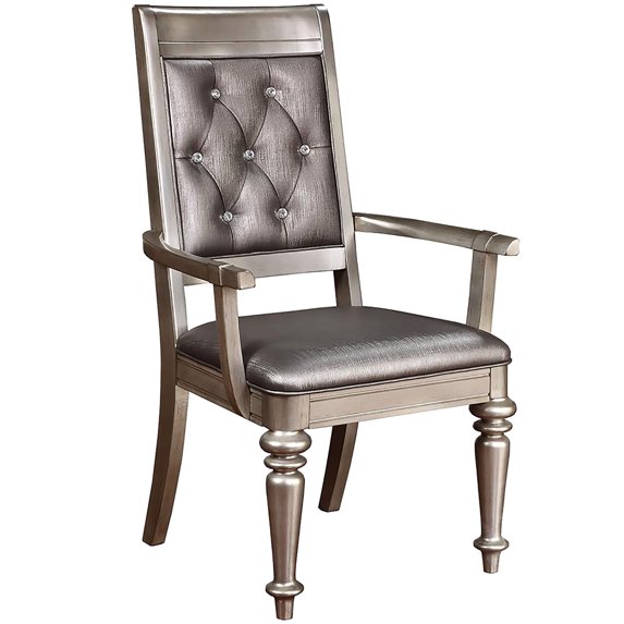 Glam Arm Chair Set | Understated Arms for Relaxation | Rubberwood and ...