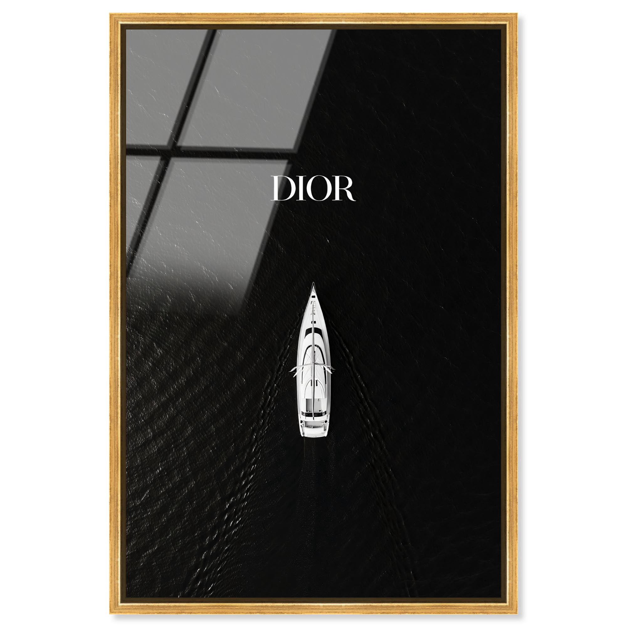 Glam Dive Framed High-Gloss Acrylic Glass Wall Art Fashion Art Prints ...