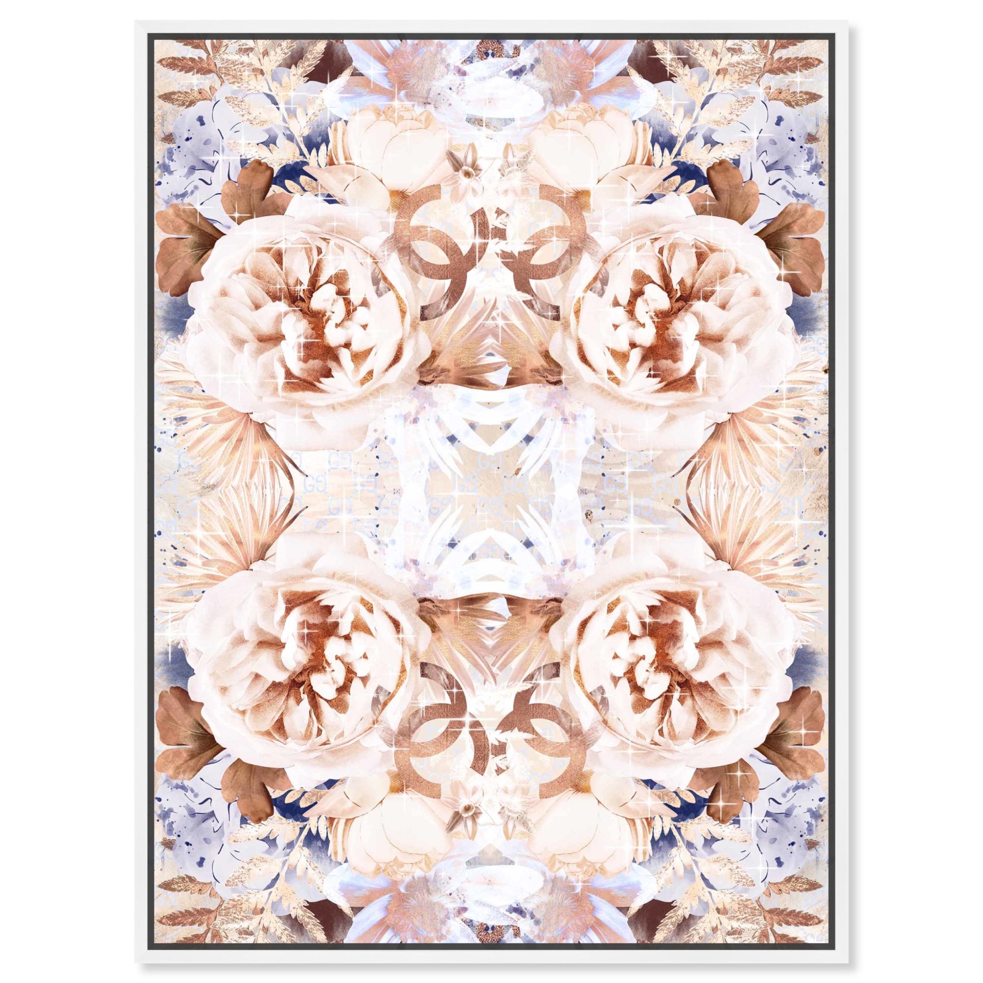 Glam Glam Baby Canvas Glamorous Feminine Wall Art by Art Remedy, White ...
