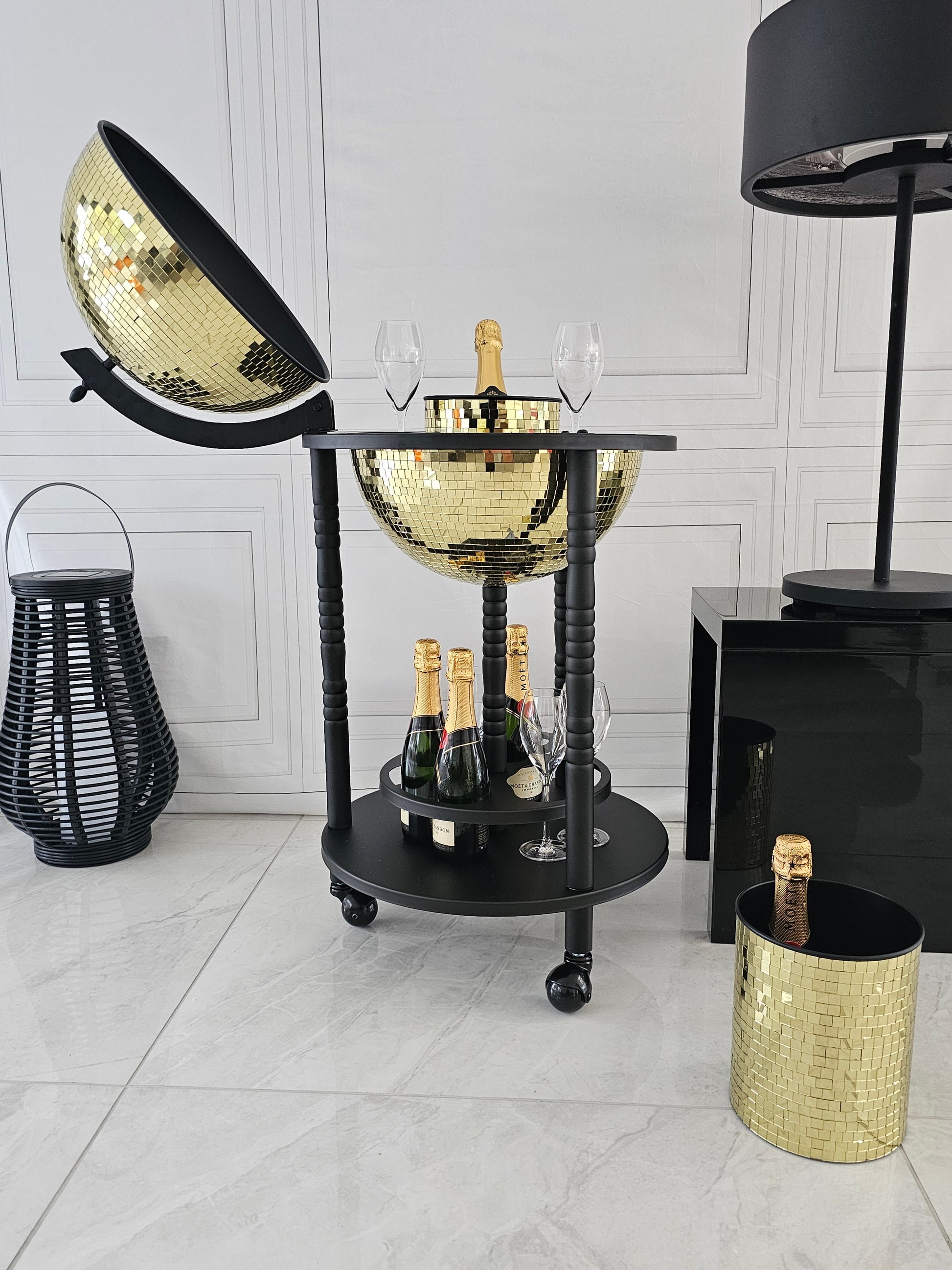 Glam Globes, Disco Ball Bar Cart - Walmart.com
