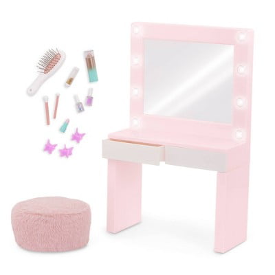 Glam Glow Light-up Vanity Table Accessory Set for - Walmart.com