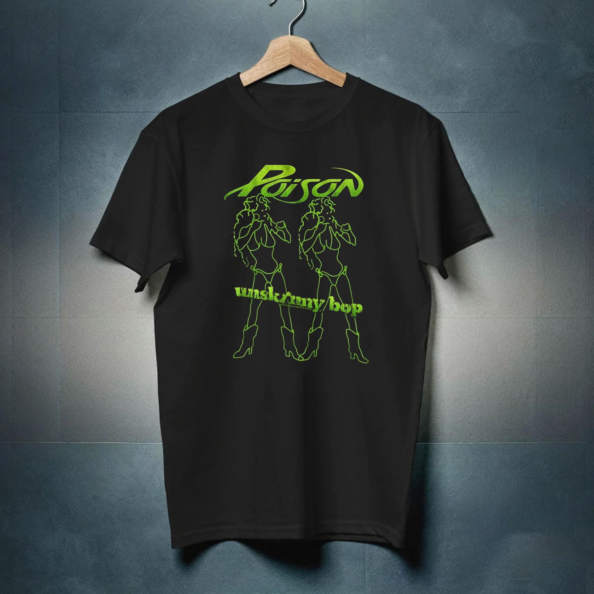 Glam Hair Metal Rock Tour Shirt, Retro 80s World Concert Graphic Tee ...