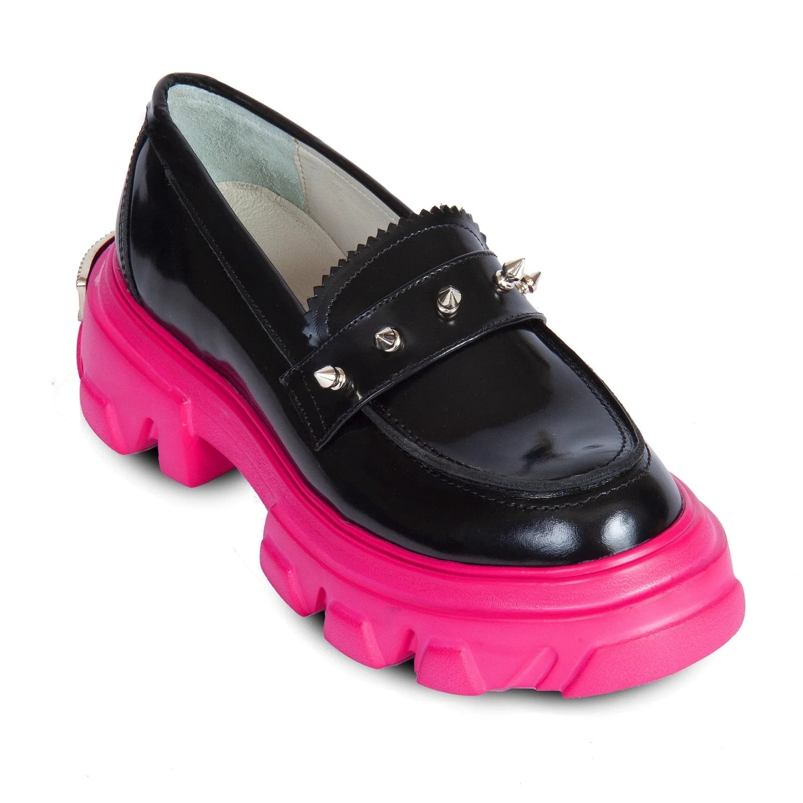 Glam Loafer Leather Shoes By URBNKICKS - Walmart.com