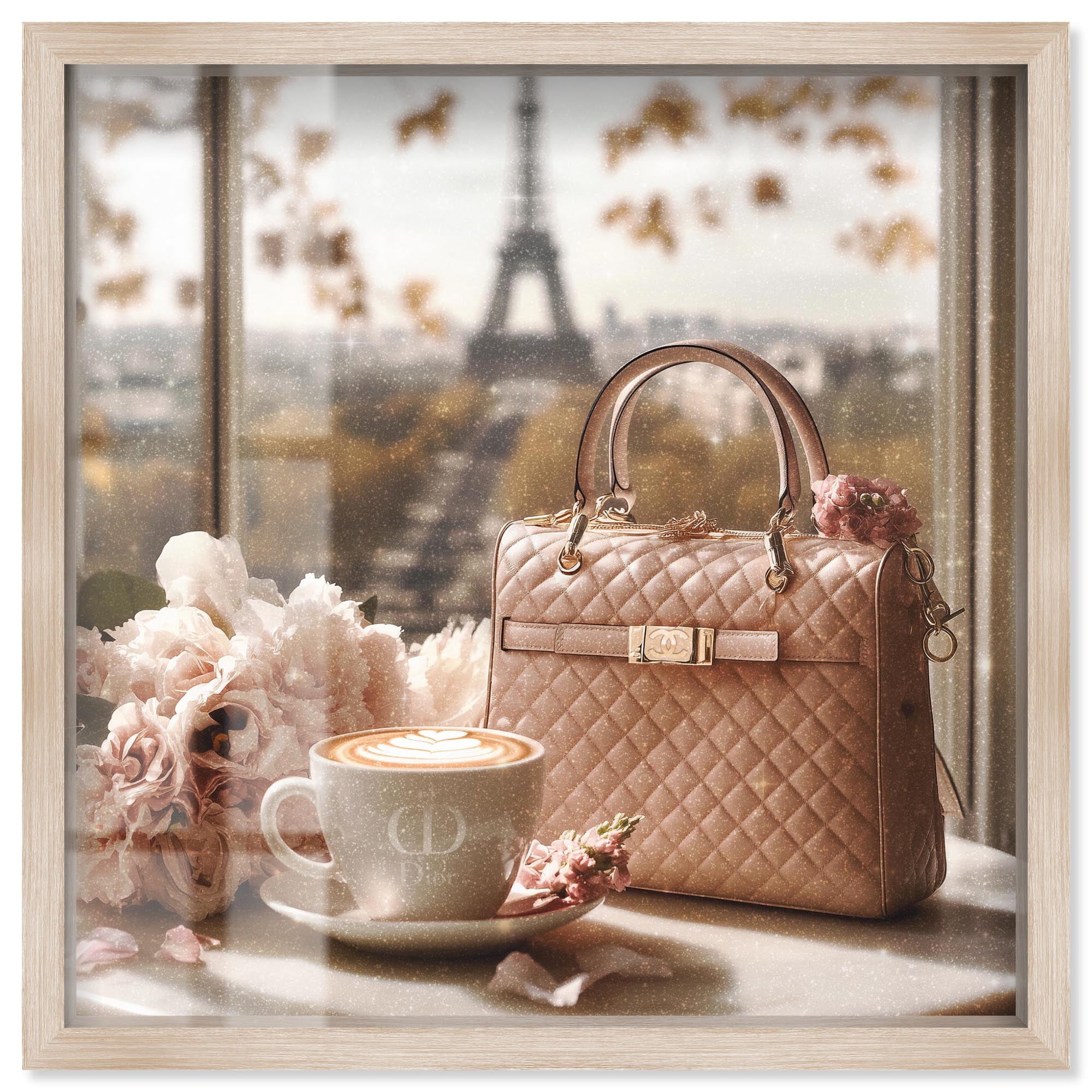 Glam by the Window Paris Shadowbox Print Fashion Art Prints by Art ...