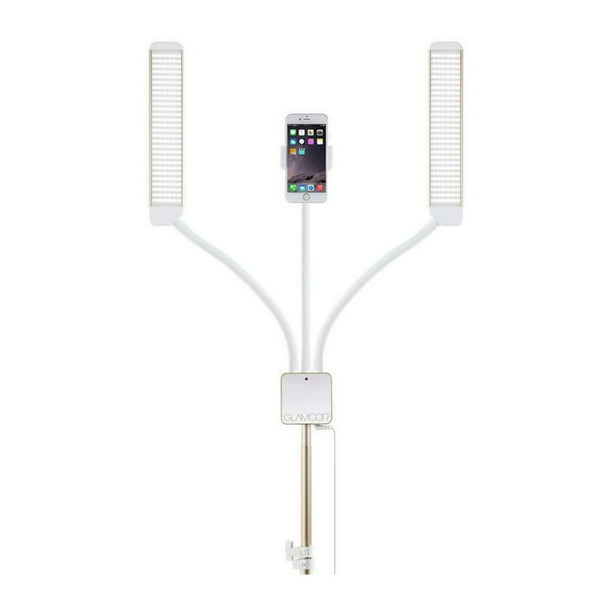 Glamcor Universal Phone Clip for Multimedia X Models (White and Gold ...