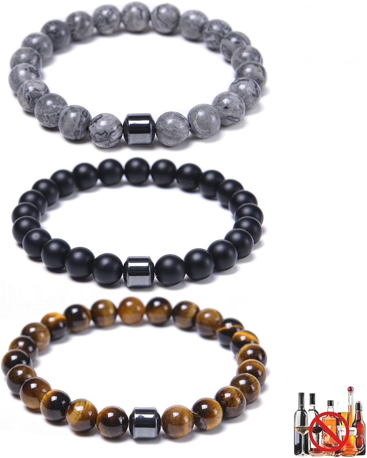 Glame Anti Alcohol Bracelet, Magnétiques Anti-Alcohol Bracelet GM ...