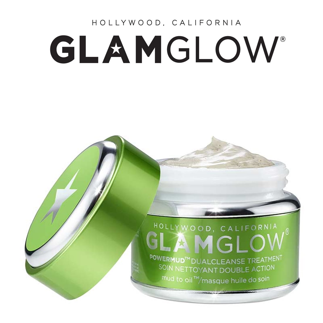 Glamglow Power Mud 0.5 Oz Powermud Mask Gentle Yet Deep Cleansing ...