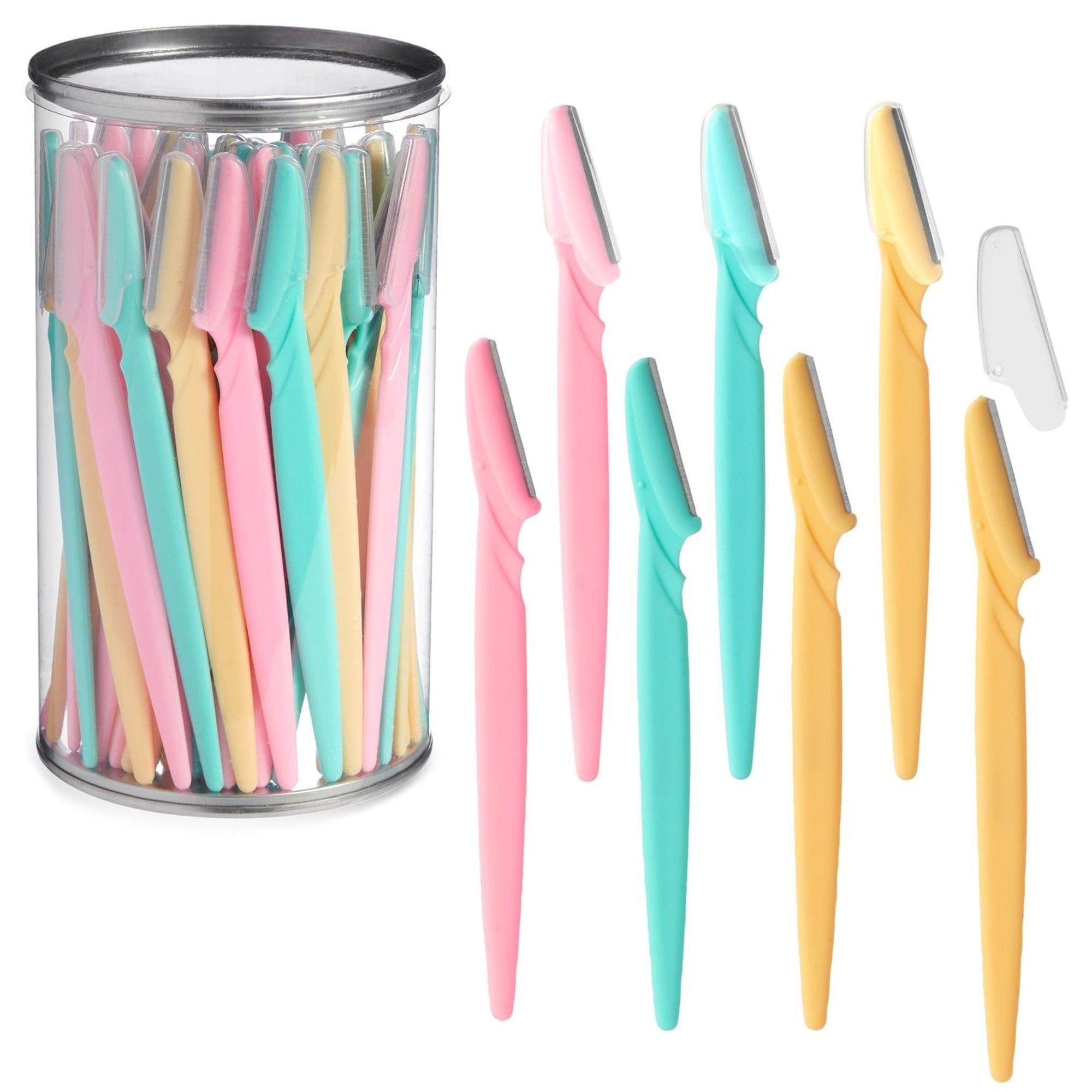 Glamlily 60-Pack Facial Derma Razor Blades for Women, Hair Remover ...