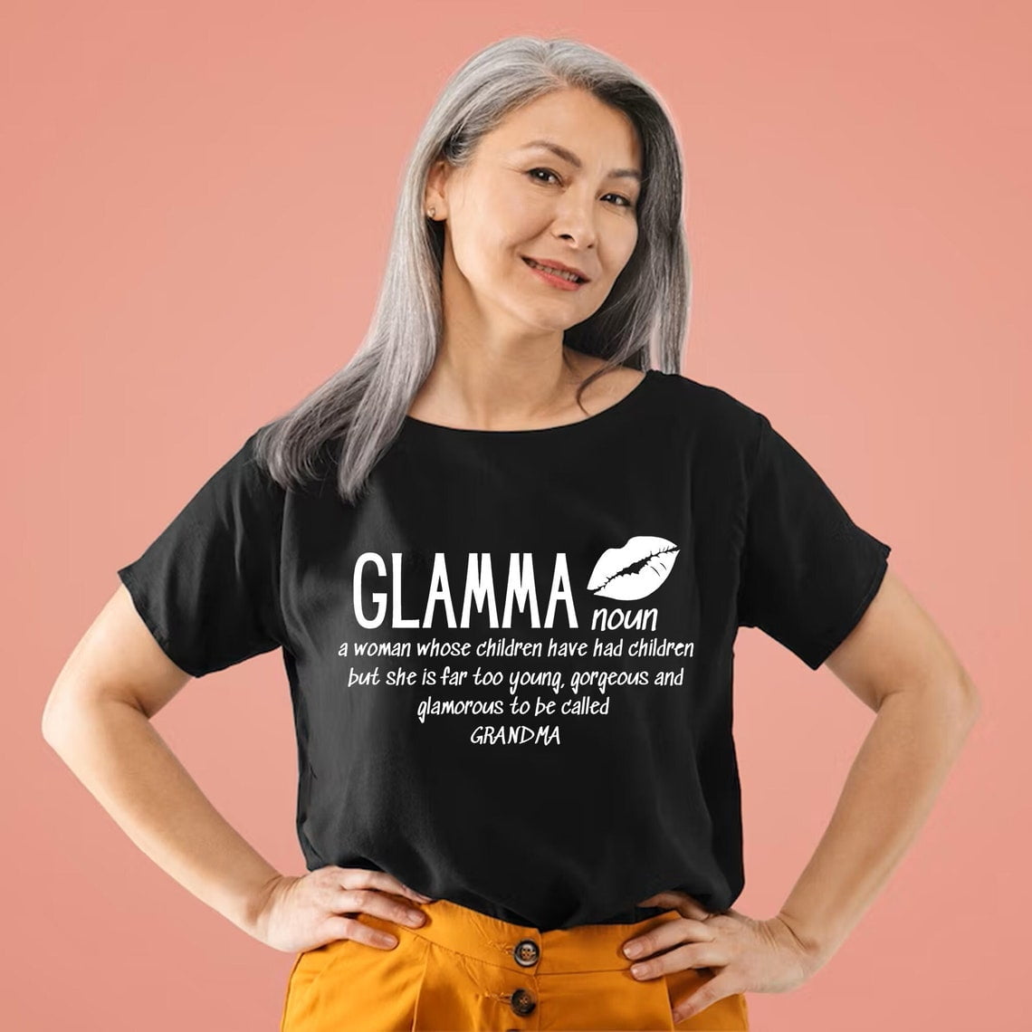 Glamma Definition Shirt, Glamma Shirt For Grandma, Grandmother Gift ...
