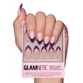 Glamnetic Press-On Nails – Plum | Purple French Tip Short Almond Nails ...