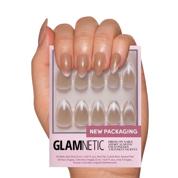 Aurgiarme Independence Day French Tip Press on Nails Square Fake Nails ...