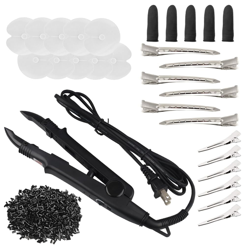 GlamorDove Hair Extension Tool Kit Profession Fusion Heat Iron ...