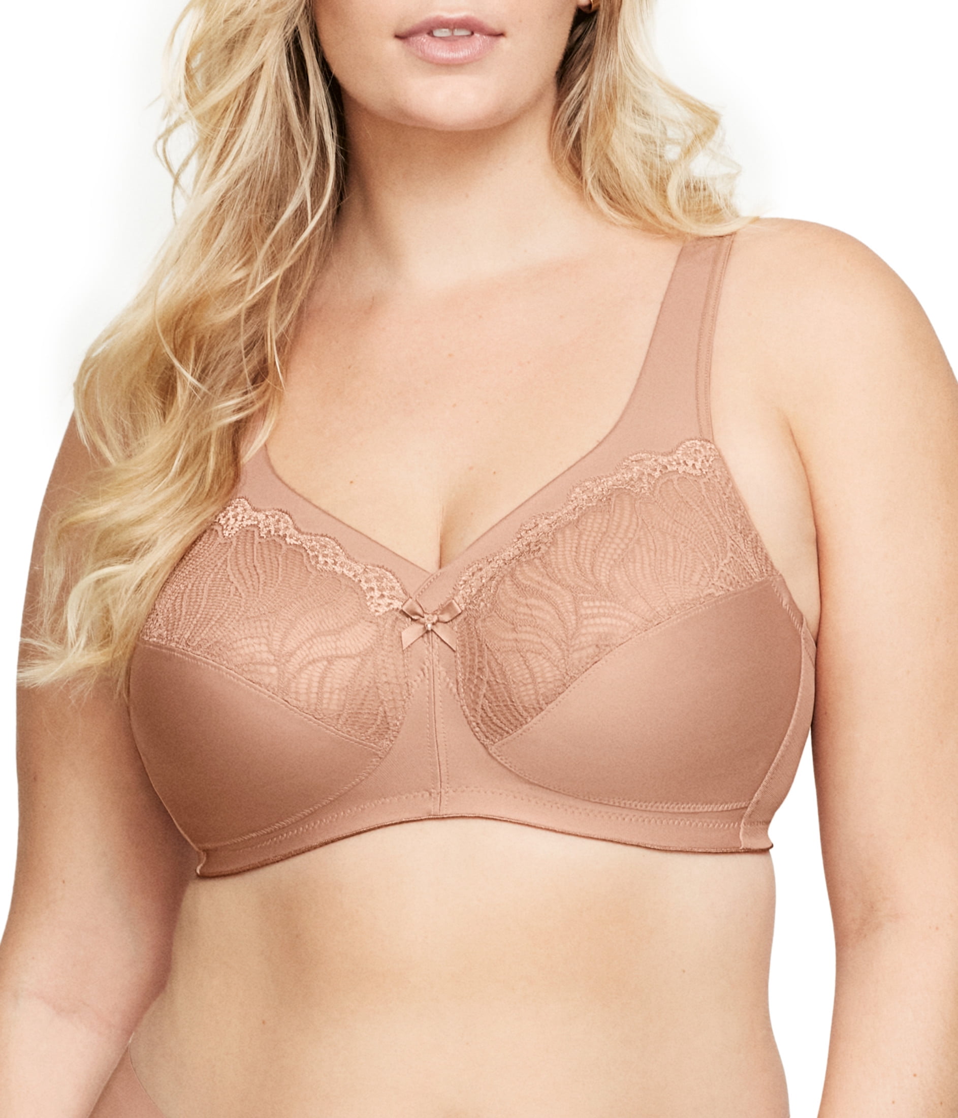 Glamorise MagicLift Natural Shape Support Wirefree Bra 1010 (Women's & Women's Plus) - Walmart.com