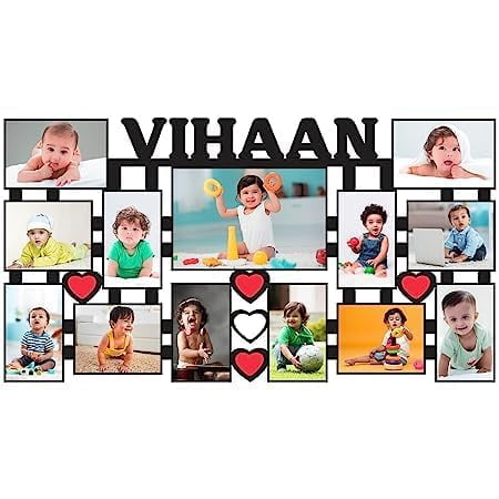 Glamorous Creation Customized Collage Photo Frame With Name Best Gift ...