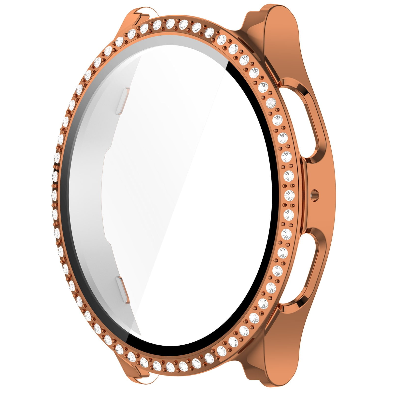 Glamorous Single Diamond Embedded Watch Case Cover Seamless Integration ...